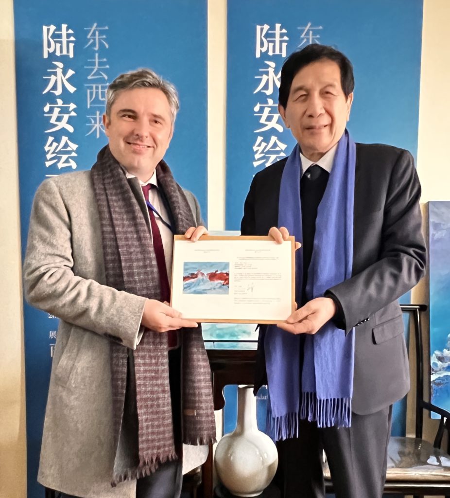 Christian Lu » Christian Lu and Joan Valadou, French Consul of Shanghai