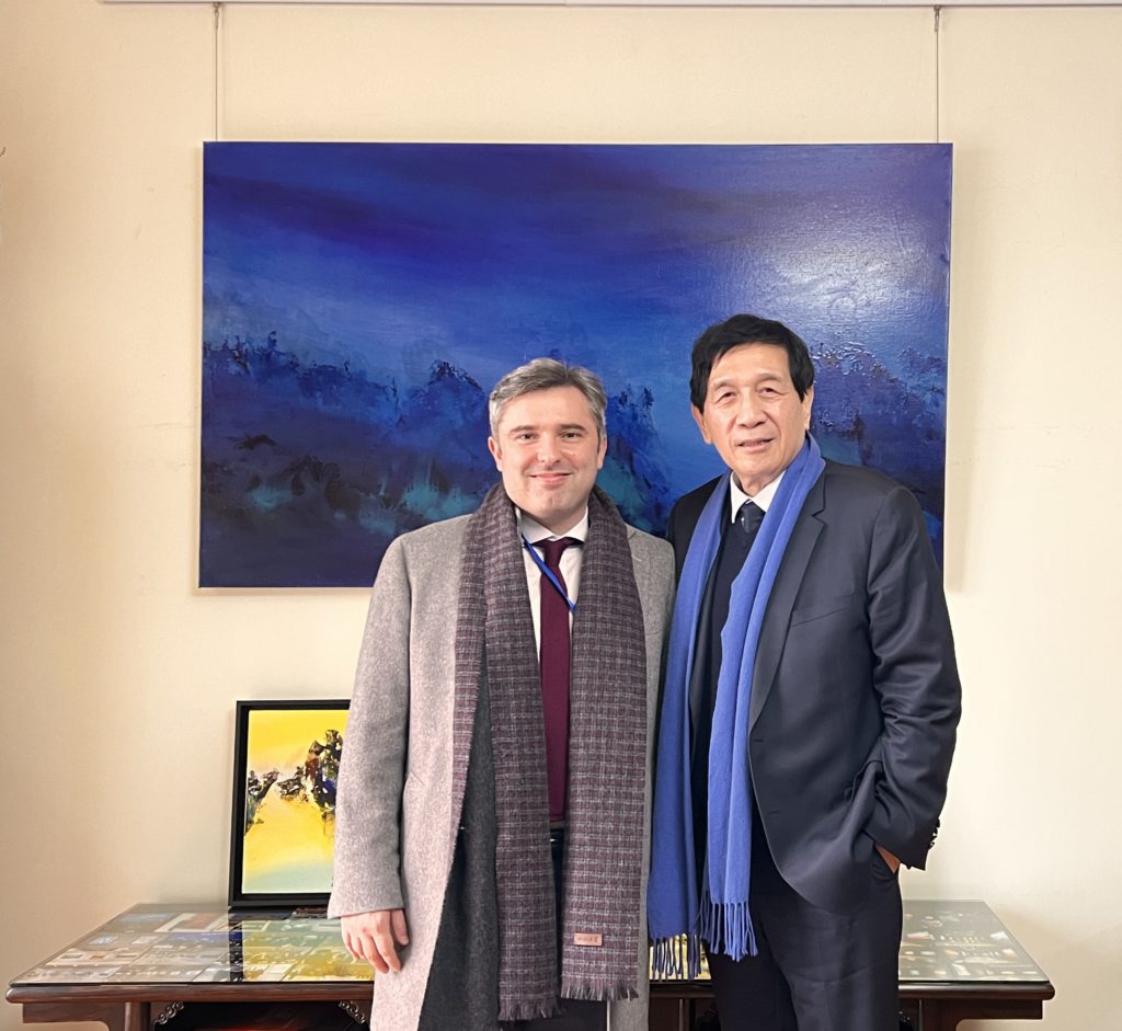 Christian Lu » Christian Lu and Joan Valadou, French Consul of Shanghai